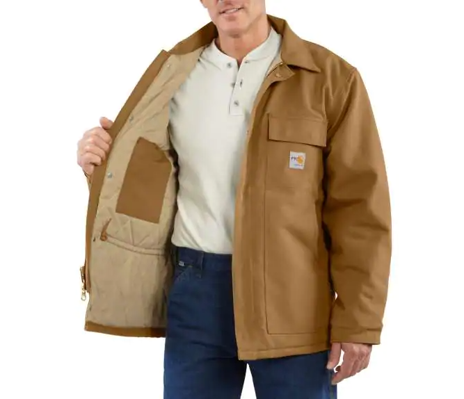 Carhartt, Jacket, 101618, FR duck 13oz, Navy, Black, Brown ...